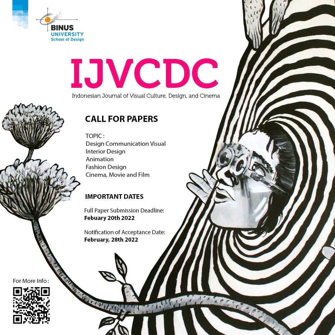 Indonesian Journal of Visual Culture, Design and Cinema – BINUS Animation